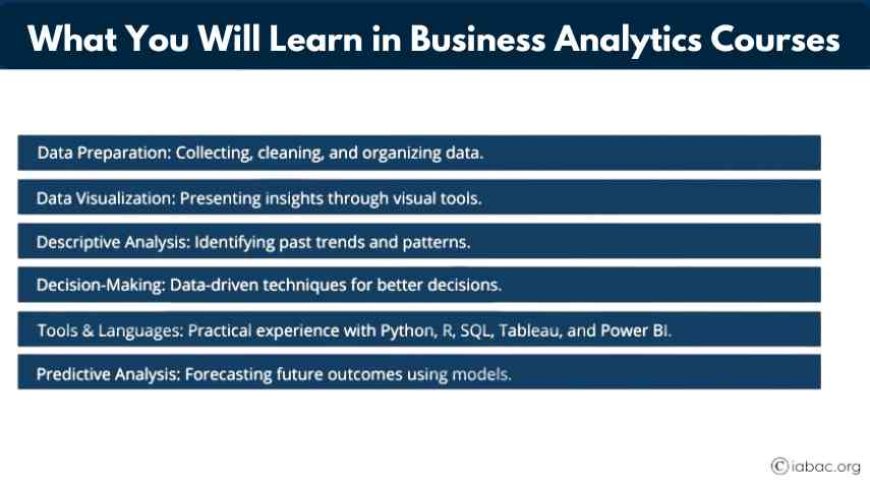 What are Business Analytics Courses in Ahmedabad - IABAC
