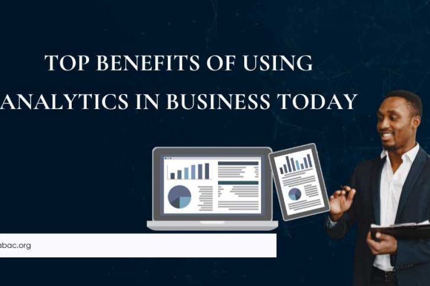 Top Benefits of Using Analytics in Business Today - IABAC